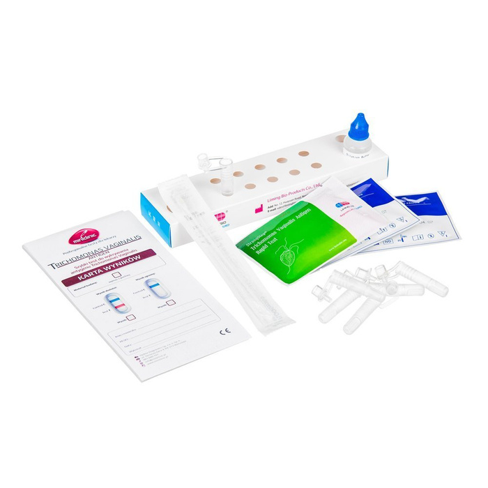 TRICHOMONAS (20 testów) - szybki test do wykrywania antygenu ...